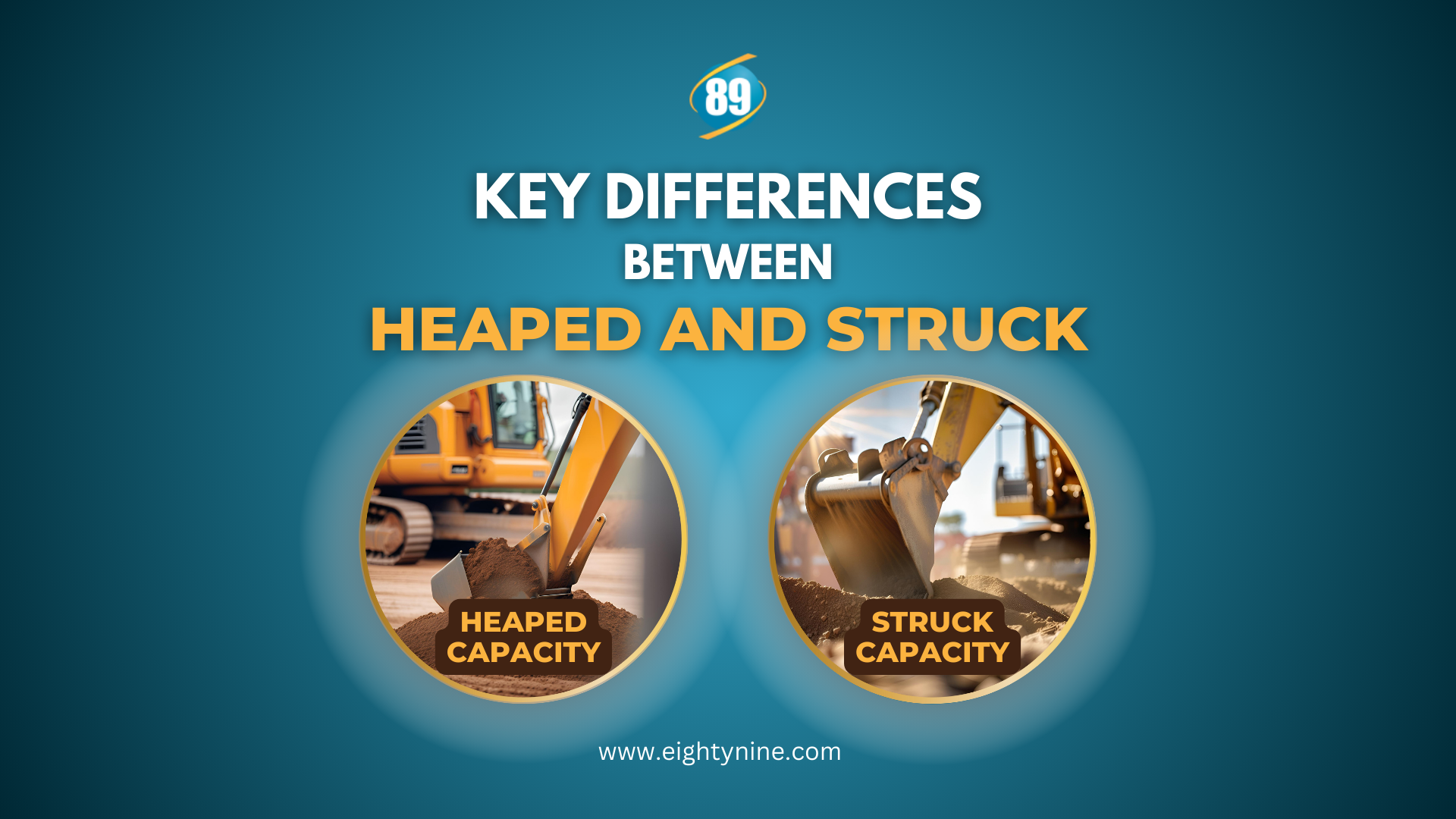Choosing the Right Bucket Capacity by understanding Heaped vs. Struck ... Choosing the Right Bucket Capacity by understanding Heaped vs. Struck ...